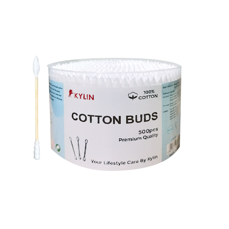Dual-Tip Wooden Stick Cotton Buds - 4 Design Head Types – Kylin Malaysia
